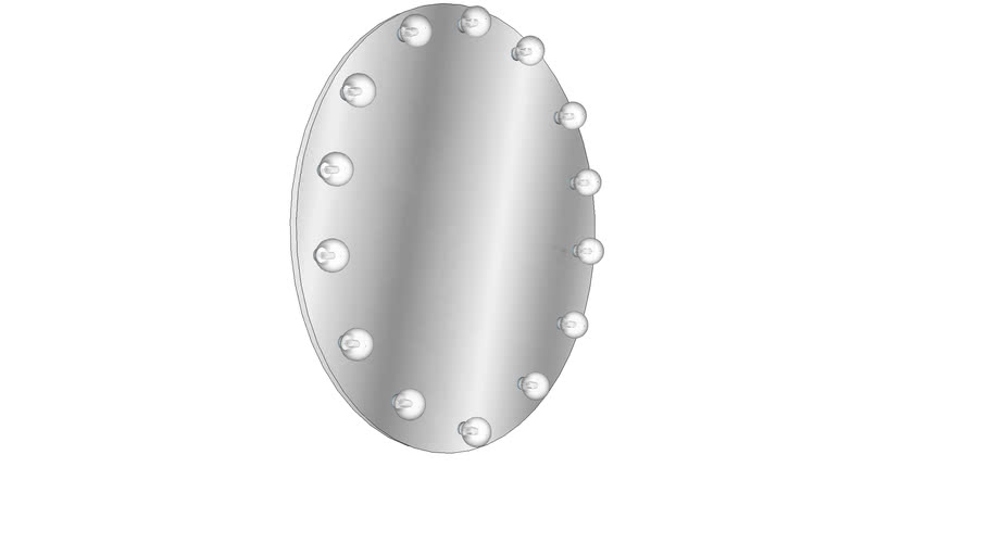 Oval mirror | 3D Warehouse
