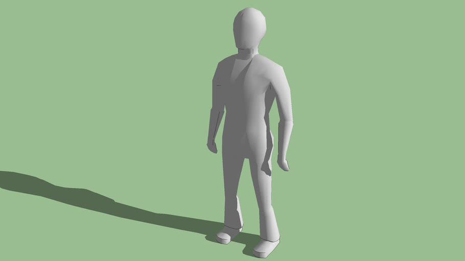 Human Character 3d model Body / @Bruce3dmodeler | 3D Warehouse