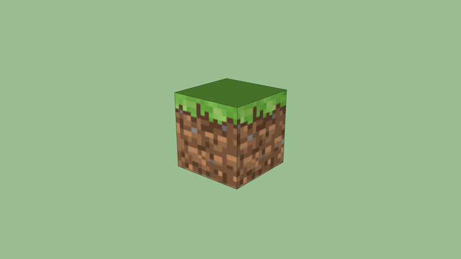 Minecraft grass block | 3D Warehouse