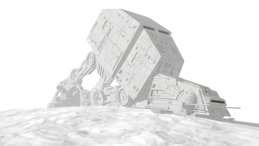 AT-AT destroyed | 3D Warehouse