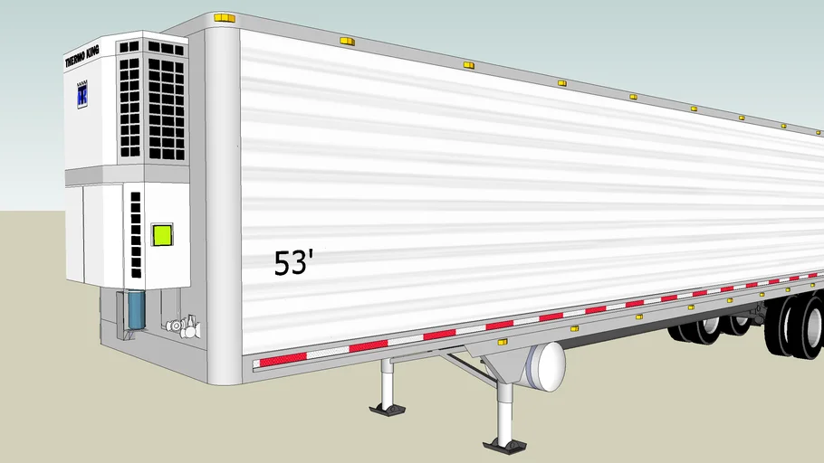 2009 Utility 3000R Reefer-Finished | 3D Warehouse