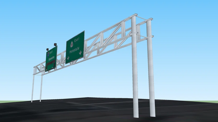 expressway sign | 3D Warehouse