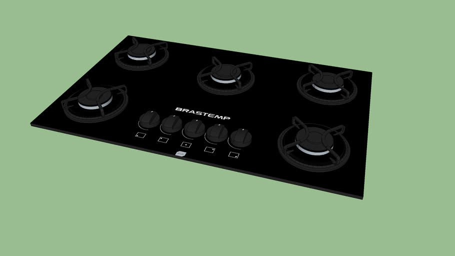 EQUIP - Cooktop 5 bocas - Brastemp | 3D Warehouse