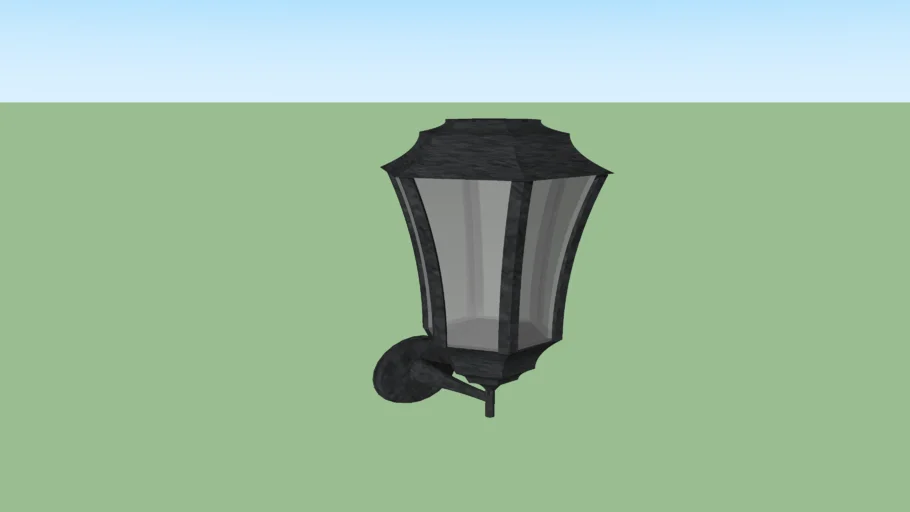 Wrought Iron Wall lantern | 3D Warehouse