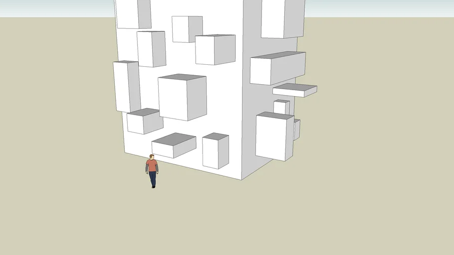 square stick out | 3D Warehouse