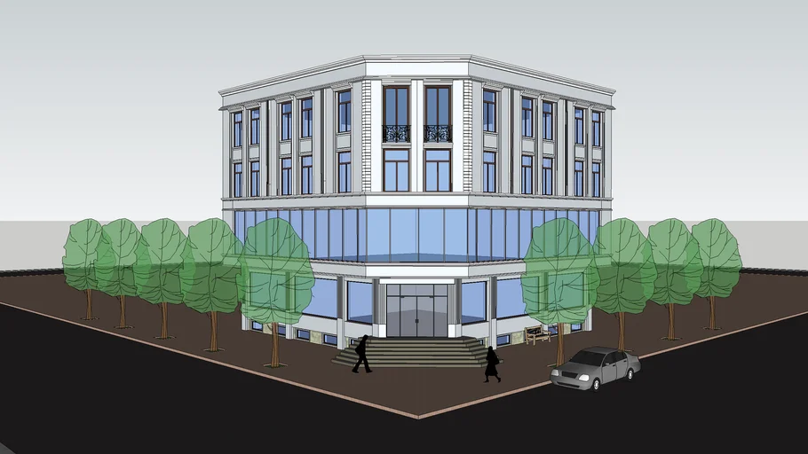 Classic Office building | 3D Warehouse