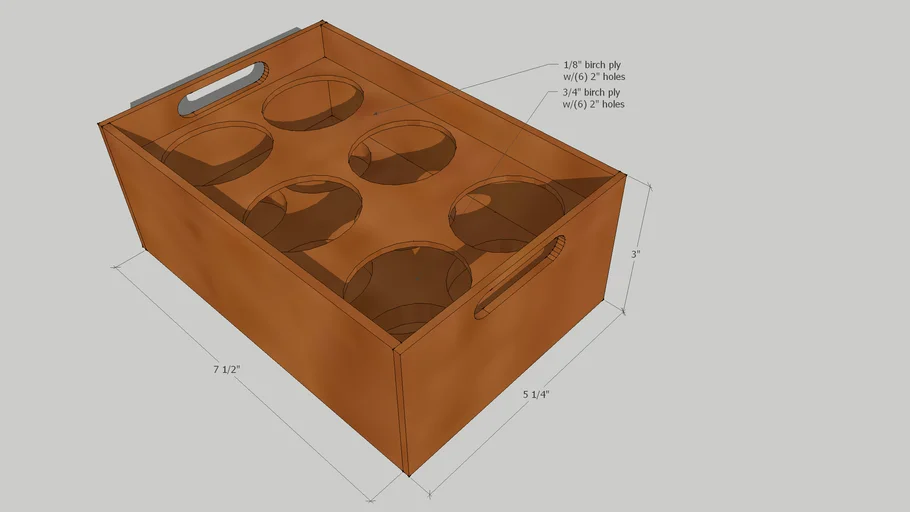 6 Pack Pepper Box | 3D Warehouse