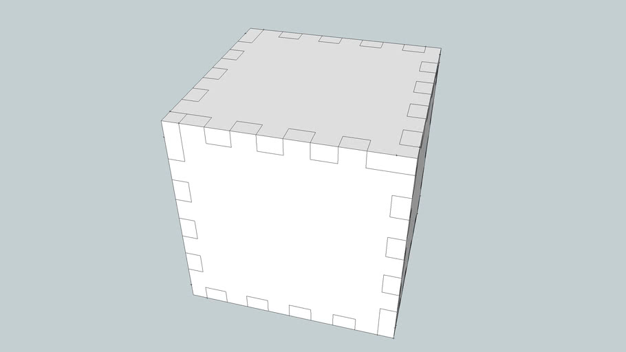 40mm Cube for Laser Cutting | 3D Warehouse