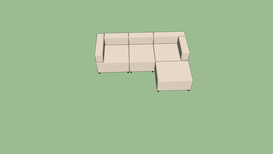 Sofa modular | 3D Warehouse