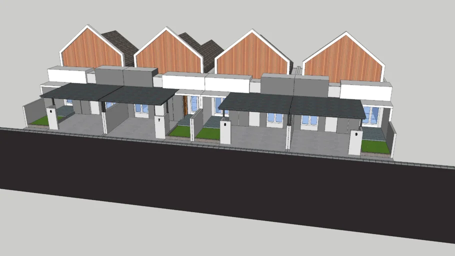 Rumah Type 54 | 3D Warehouse