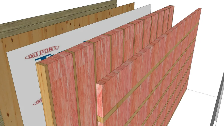 Wall assembly north america | 3D Warehouse