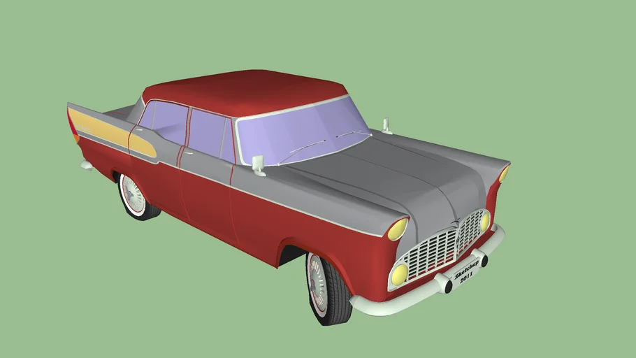 Simca Chambord 1961 | 3D Warehouse