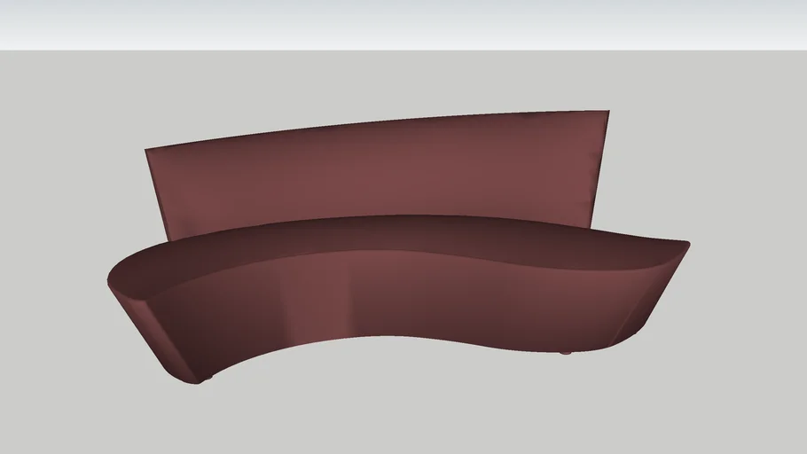 98 inch Bilbao Sofa by Weiman | 3D Warehouse