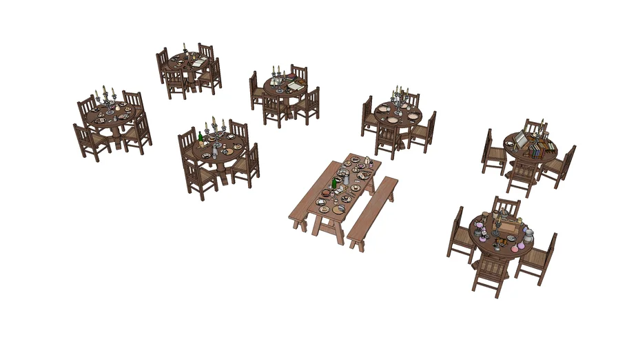 Set - Medieval kitchen | 3D Warehouse