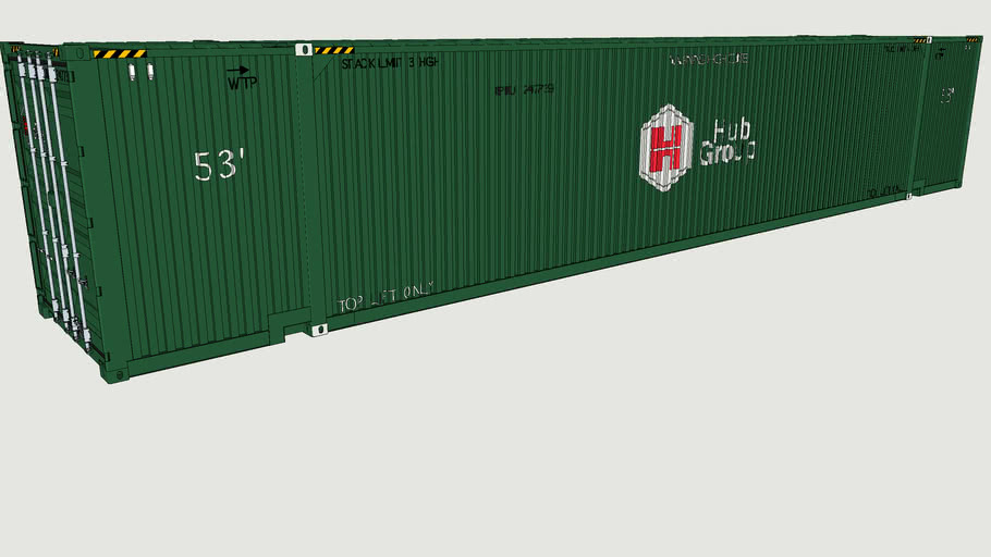 HUB Group container | 3D Warehouse