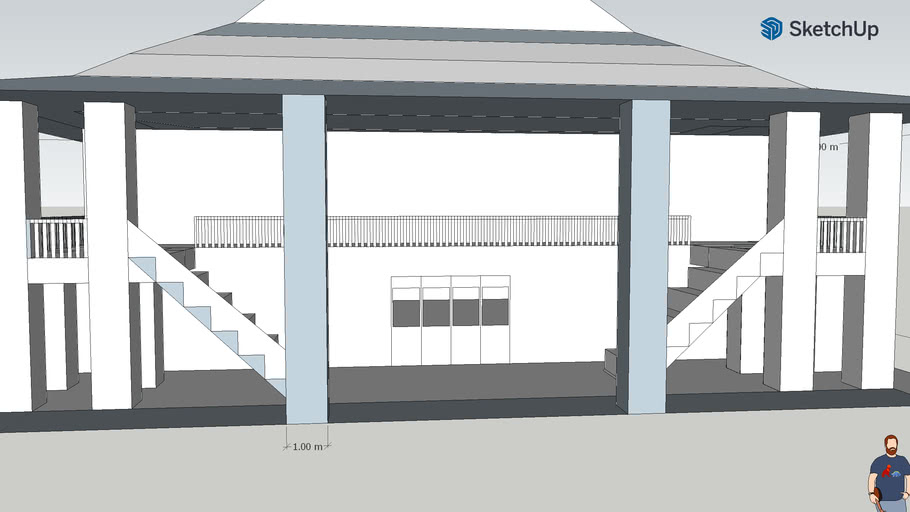 Sketchup Rumas Limas_Math W_Kent Korompis | 3D Warehouse