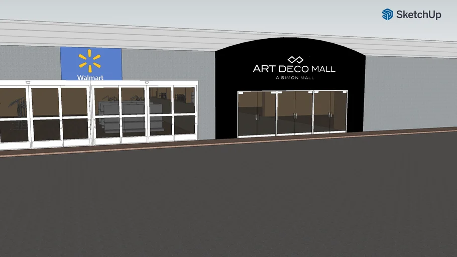Art Deco Mall: A Simon Mall | 3D Warehouse