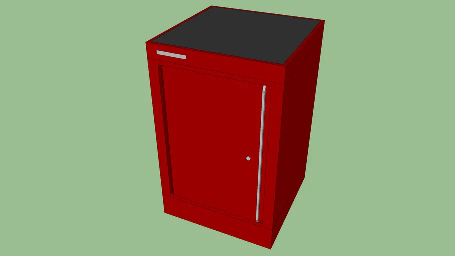 BF-065L - Tool Storage Cabinet w/ 1 Door | 3D Warehouse