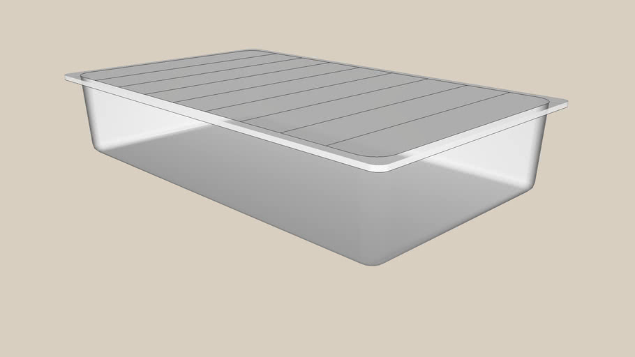 KOMPLEMENT box 100x58x18 lid | 3D Warehouse