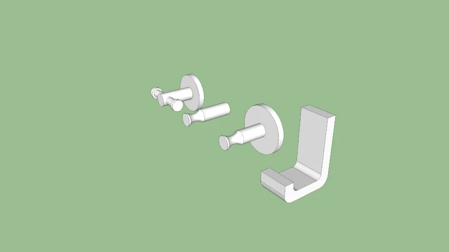 Robe Hook Toto | 3D Warehouse