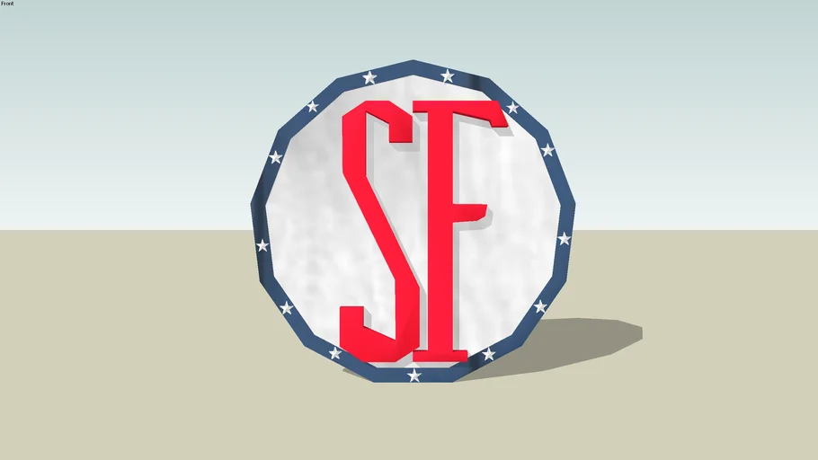 Six Flags Logo | 3D Warehouse