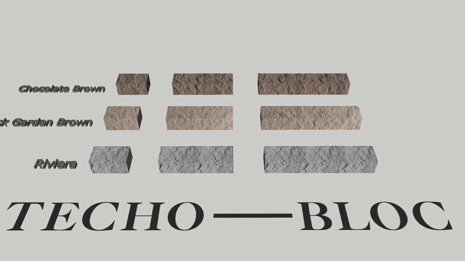 Techo-Bloc - Rocka Edges | 3D Warehouse