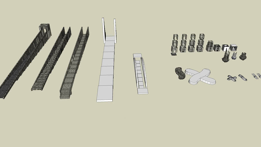 ARCH1101_EXP3_Amanda Daysh elevators and dining table development | 3D Warehouse