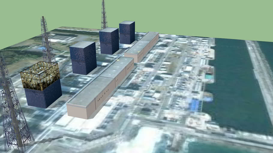 Nuclear Plants, Fukushima | 3D Warehouse