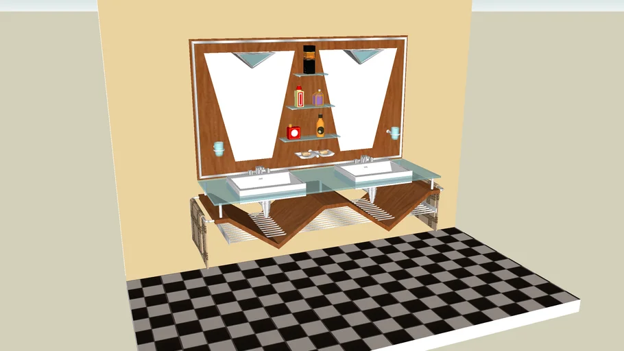 Bathroom cabinet | 3D Warehouse