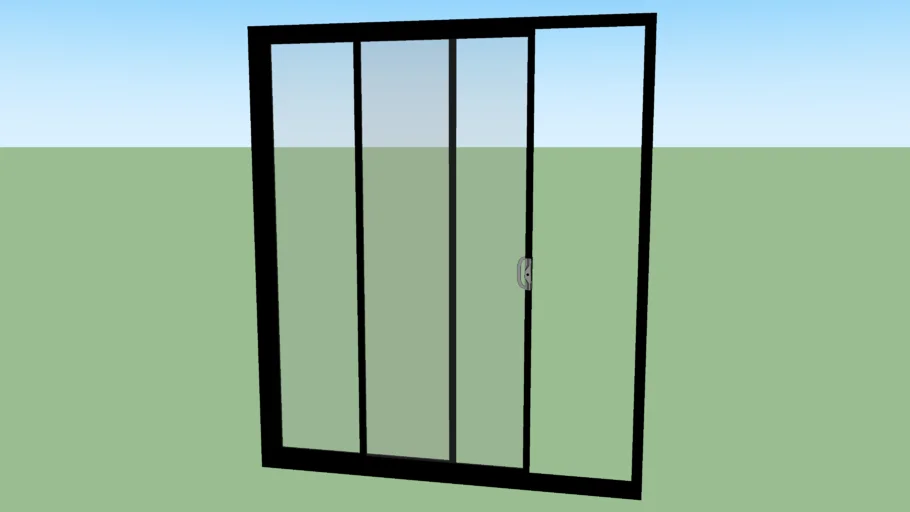 PORTA DE CORRER VIDRO | 3D Warehouse