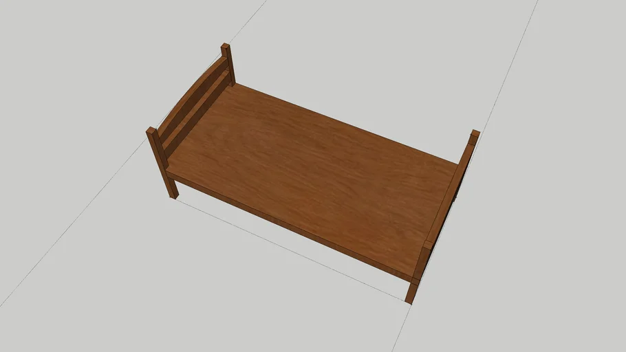 Single Bed for HOme renovation | 3D Warehouse