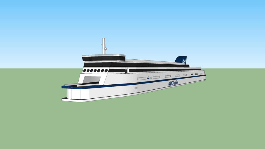 BC Ferries SuperCruiseferry Concept (UPDATED) | 3D Warehouse