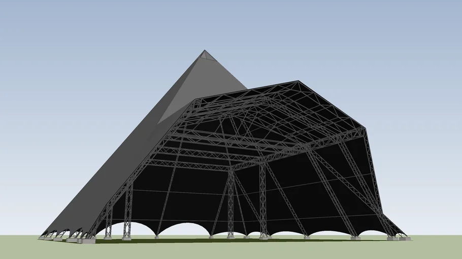 Glastonbury Pyramid Stage | 3D Warehouse
