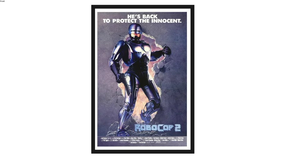 Robocop 2 Poster | 3D Warehouse