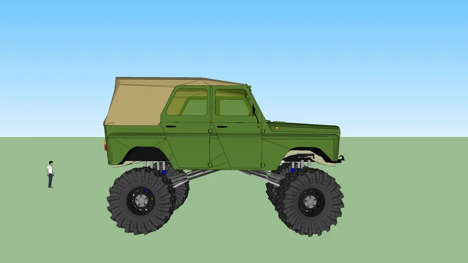 uaz offroad | 3D Warehouse