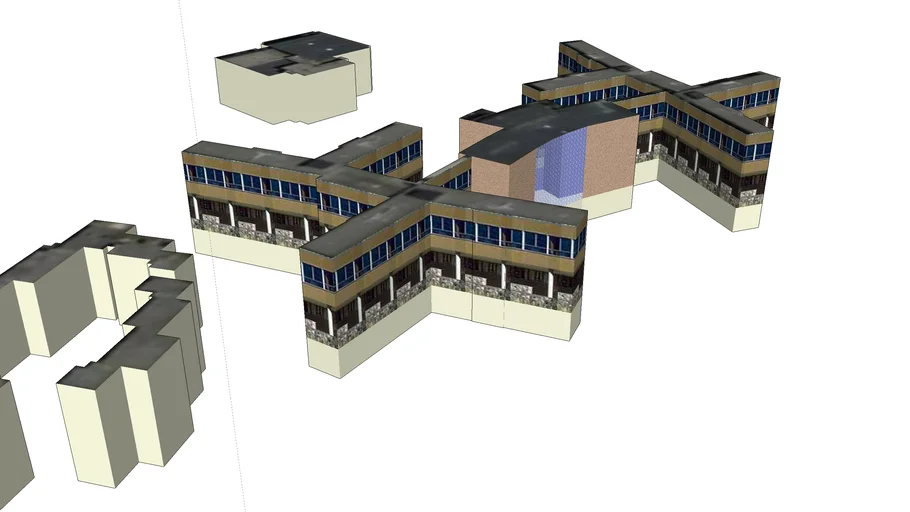 Bursley Residential Hall | 3D Warehouse