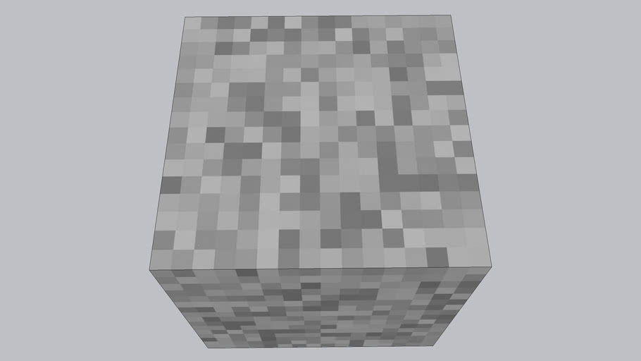 Andesite Minecraft Block | 3D Warehouse