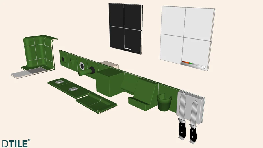 DTILE template GRASS | 3D Warehouse