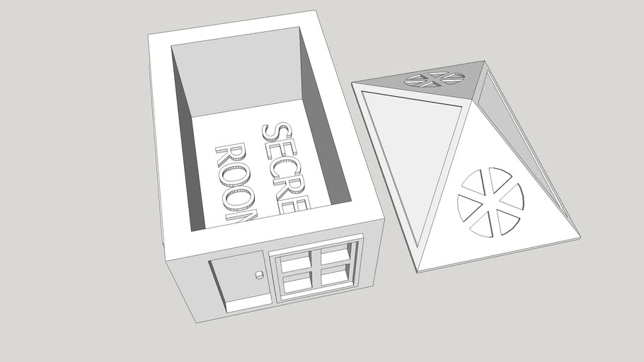 3D Print House with secret room | 3D Warehouse