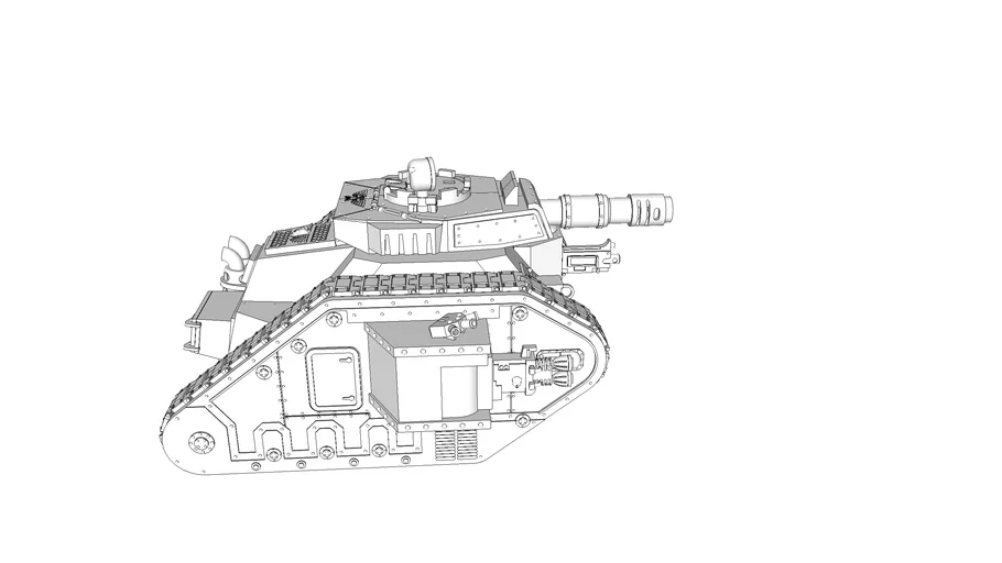Warhammer 40K Tank | 3D Warehouse
