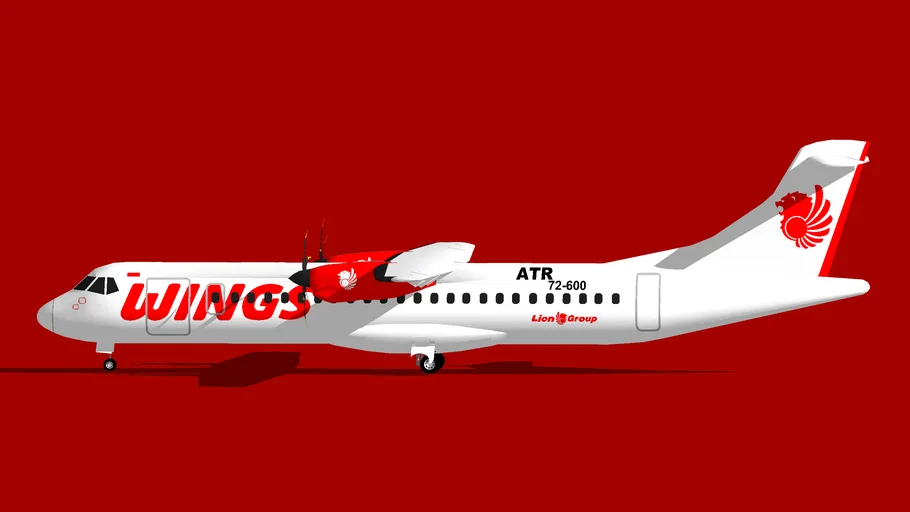 Wings Air ATR 72-600 Lion | 3D Warehouse