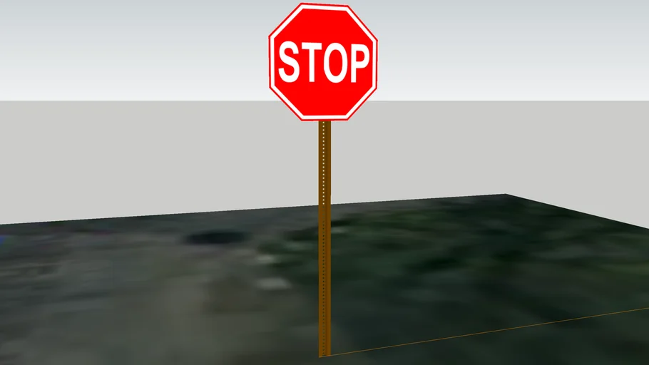 Stop Sign | 3D Warehouse