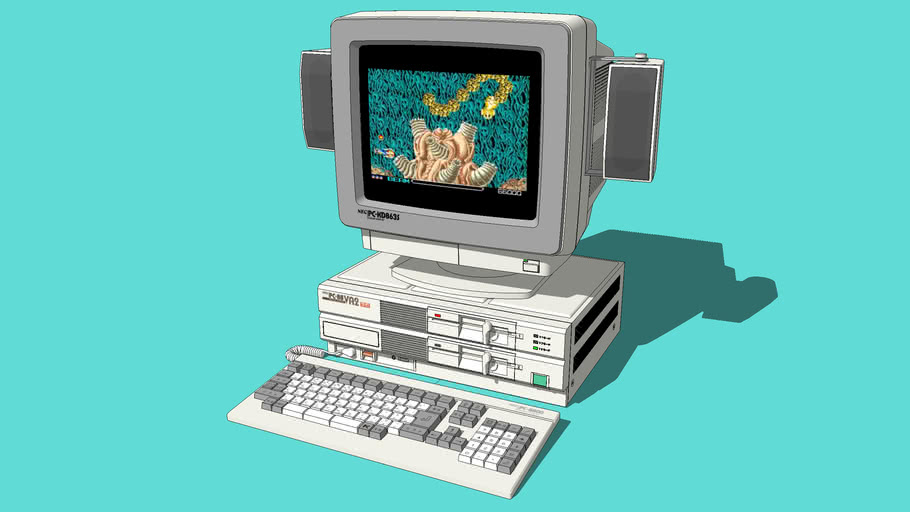 NEC Personal computer PC-88VA2 (1987:Japan) | 3D Warehouse