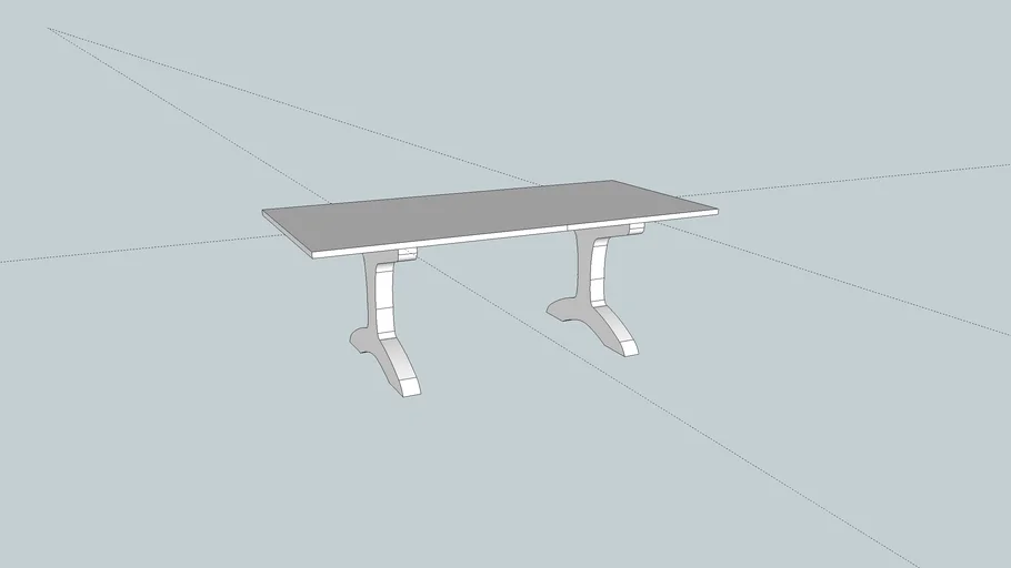 Rick farm table | 3D Warehouse