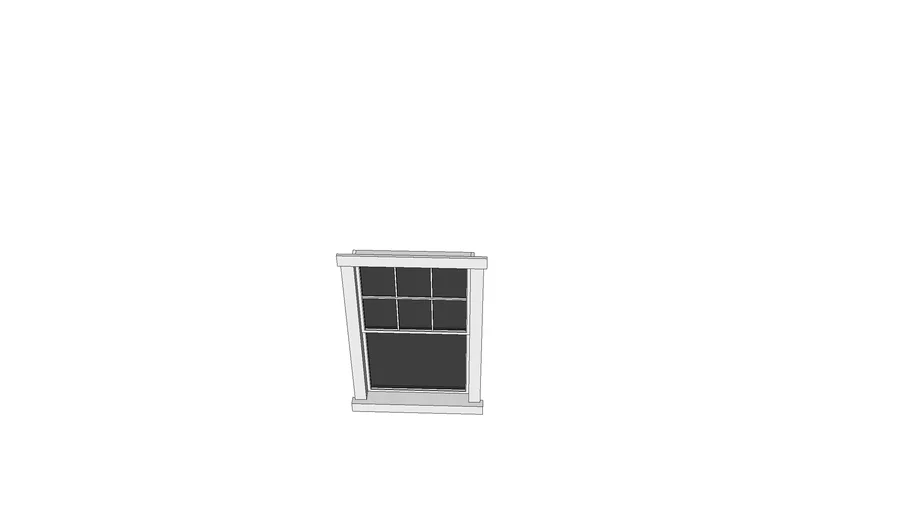3050 Double Window | 3D Warehouse