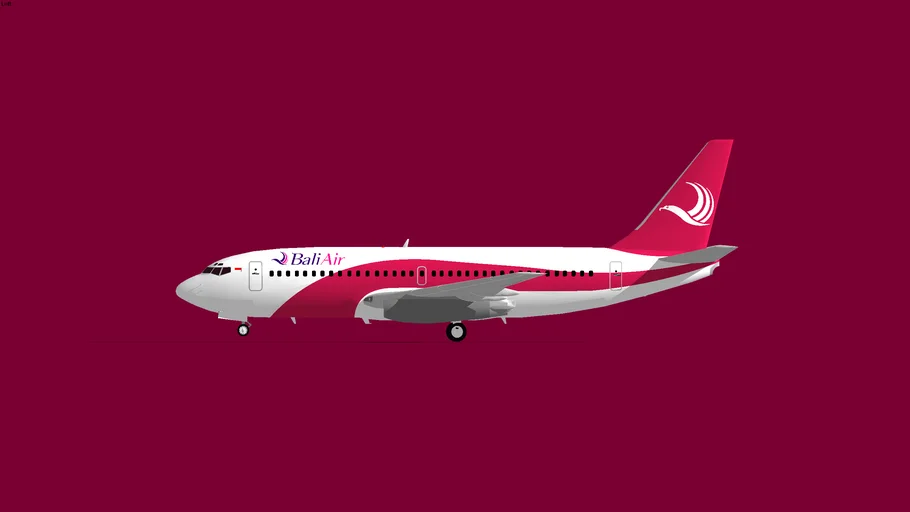 Bali Air Boeing 737-200 | 3D Warehouse