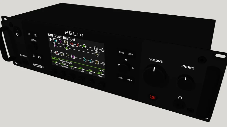 Line 6 HELIX rack | 3D Warehouse