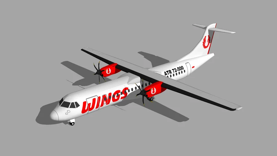 Wings Air ATR 72-500 | 3D Warehouse