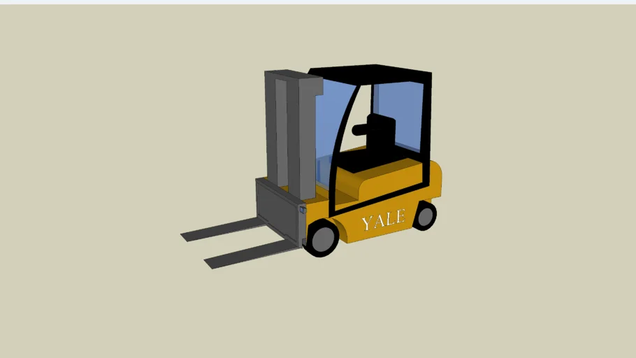 Yale Forklift | 3D Warehouse