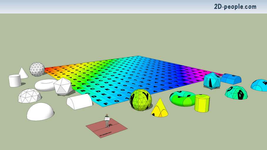 UV map reference material | 3D Warehouse